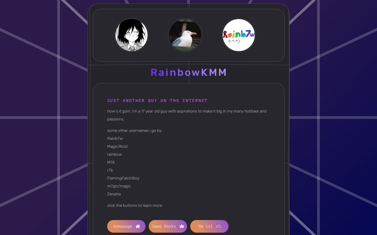 Rainb7w Card